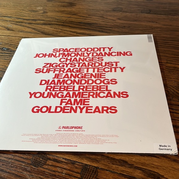 Parlophone Recordings | Media | New Never Opened David Bowie ...